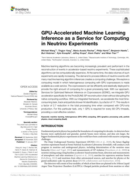 Pdf Gpu Accelerated Machine Learning Inference As A Service For