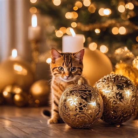 Ai Generiert Katze Weihnachten Kostenloses Bild Auf Pixabay Pixabay