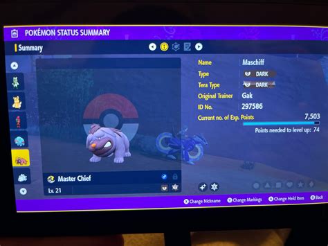 Day 1 Shiny Maschiff R Pokemonscarletviolet