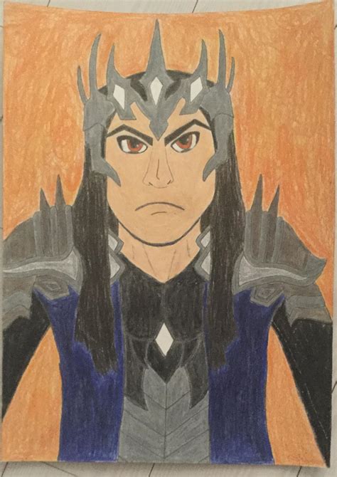 My Manga Style Drawing Of Melkor Rlotr