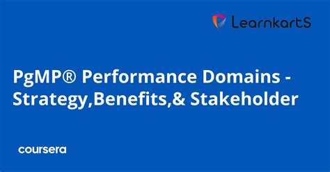 Program Management Performance Domains Coursera