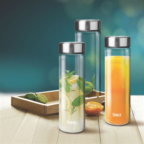 Buy Glass Bottles Online At Best Price Treo By Milton