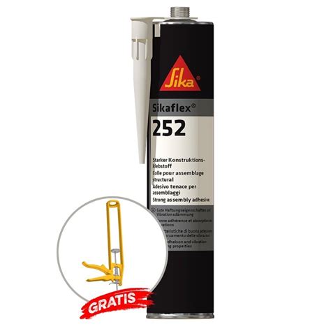 Adhesivo Estructural Elástico Para Autos Sikaflex® 252 300ml