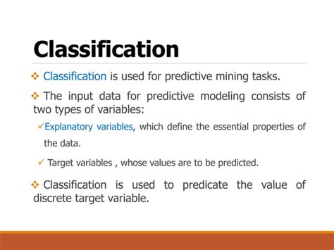 3 Data Mining Tasks Ppt