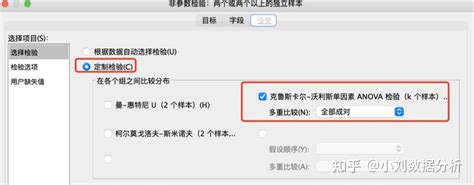 Spss数据分析之方差分析 对应的非参数检验 知乎