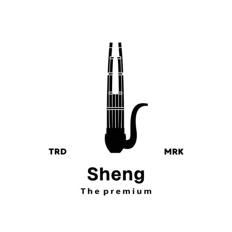 Traditional Chinese Musical Instrument Logo Illustration Sheng