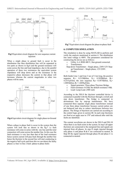 Asymmetrical Fault Detection In De Energized Distribution Feeder Pdf