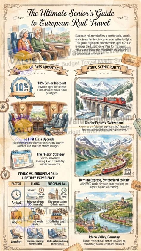 How To Travel Europe By Rail As A Retiree Passes Tips And Routes