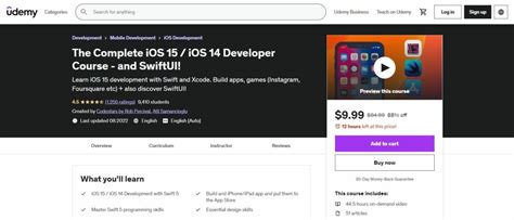 10 Of The Top Ios App Development Courses Paid And Free