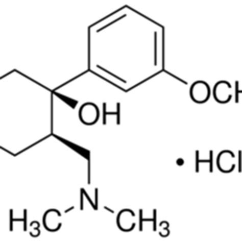 Chemical Structure Of Tramadol Hydrochloride Download Scientific Diagram