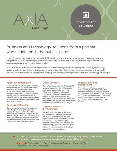 Axia Consulting On Linkedin With Axia You Have A Business And Technology Partner Who