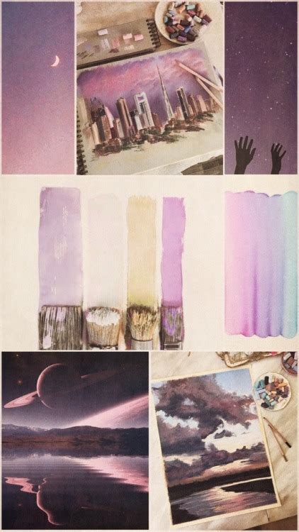 Subtle Pastel Space Art Bi Non Binary Lock Screen Tumbex