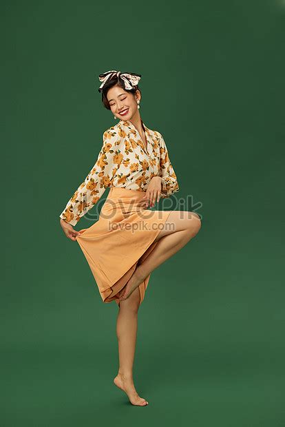 빈티지 여성 댄서 이미지 사진 무료 다운로드 Lovepik