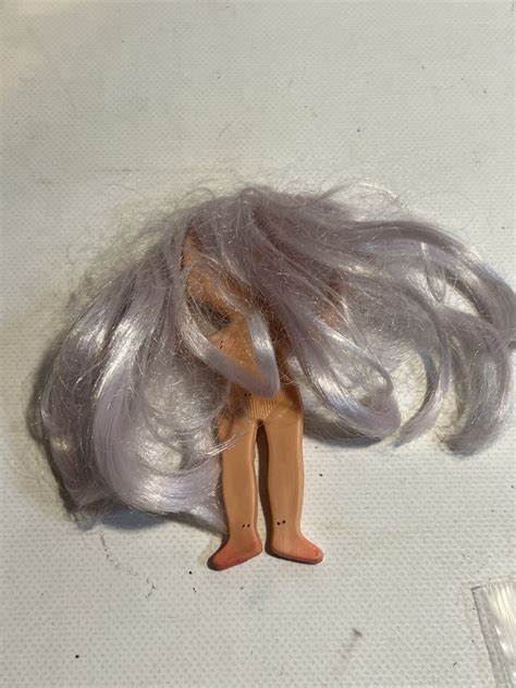 Vintage 1969 Ideal Flatsy Dewie Doll No Outfit White Hair Ebay