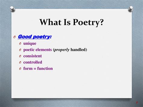 Poetry An Introduction Ppt Download