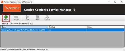 Installing The Scheduler Windows Service Kentico Xperience 13 Documentation