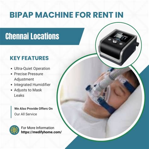 Bipap Machine Rent At Home In Thiruvanmiyur Medifyhome