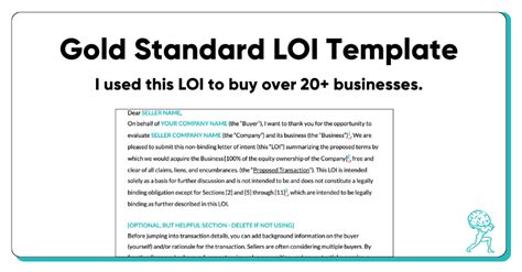 Loi Template For Your Next Smb Acquisition