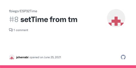 settime from tm · issue 8 · fbiego esp32time · github