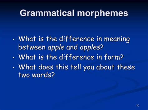 Morphemes And Types Of Morphemes Ppt