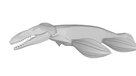Free Obj File Mosasaurus 🦖・3d Print Object To Download・cults