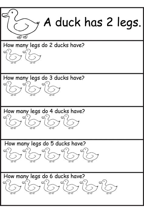 Multiplication As Repeated Addition Worksheets For Grade 1 Pdf Lela Lawsons Addition Worksheets