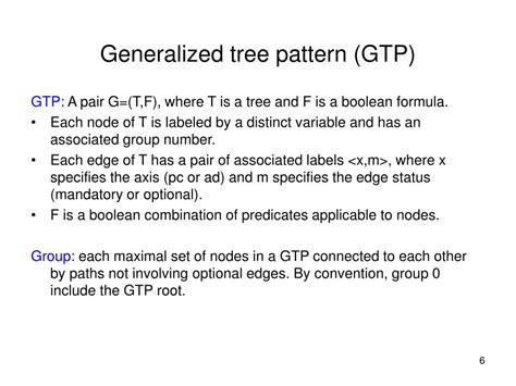 Ppt From Tree Patterns To Generalized Tree Patterns On Efficient