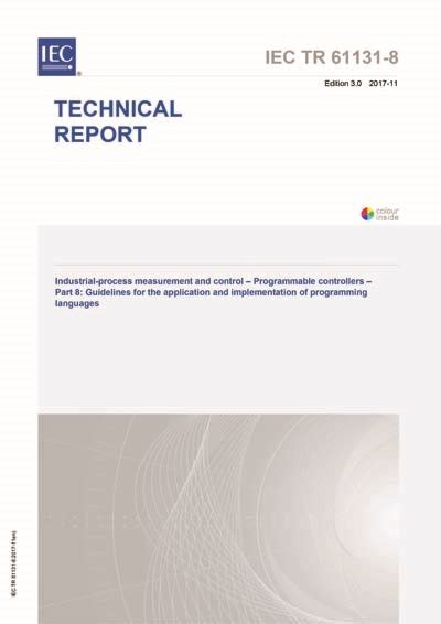 Iectr 61131 8 Ed 30 En2017 Industrial Process Measurement And