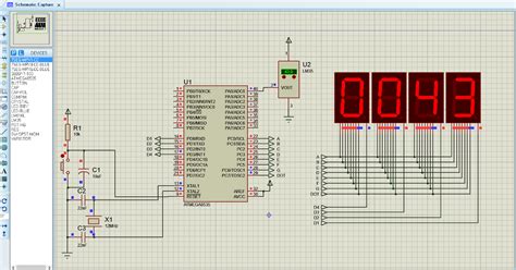 Simulasi Sensor Suhu Tampilan Seven Segment Dengan Proteus 8