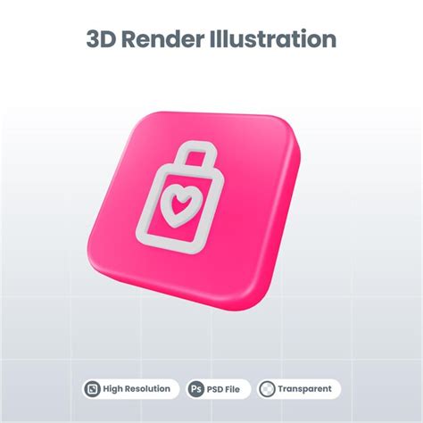 Premium Psd 3d Render Valentine With Dress Icon For Ui Ux Web Mobile App Social Media Promotion