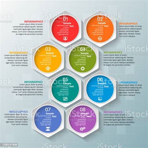 추상 3d 용지 인포그래픽 비즈니스 템플릿 벡터 일러스트레이션 3차원 형태에 대한 스톡 벡터 아트 및 기타 이미지 3차원 형태 거래자 그림자 Istock
