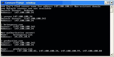 Use NSLOOKUP To Diagnose The DNS Server