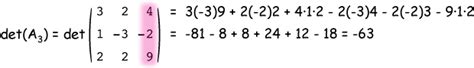 matrix determinant