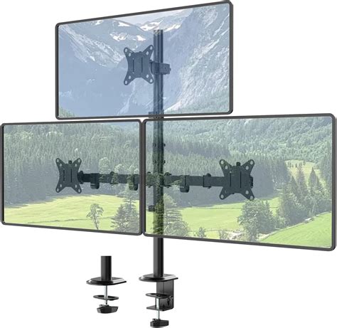 Monitor Halterung 3 Monitore Für 17 35 Zoll Bildschirme 80 Cm Extra
