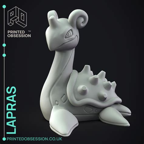 Lapras Pokemon Fan Art 3d Model By Printedobsession On Thangs