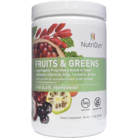 Fruits And Greens Chocolate Peppermint By Nutri Dyn Clinical Nutrition