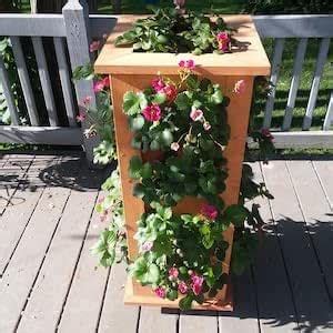 Amazon Com AJIDUO Strawberry Tower Planter Patio Lawn Garden