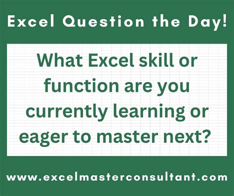 Excel Master Consultant On Linkedin Excelmasterygoals Learningexcelfunctions