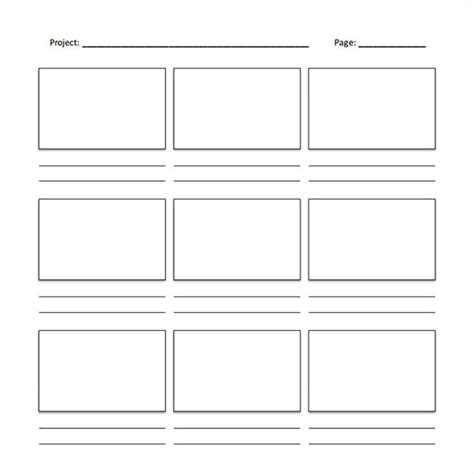 Storyboard Illustrator Template Williamson