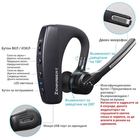 Безжични слушалки Zenkabeat K18 Bluetooth 5 0 Hd звук 2 микрофона Премахване на околния шум