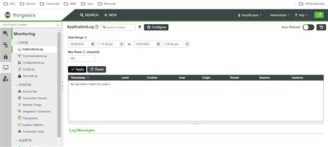 Logs Are Not Shown In Thingworx Platform Postgres Ptc Community