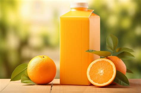Juice Box Package Premium Ai Generated Image