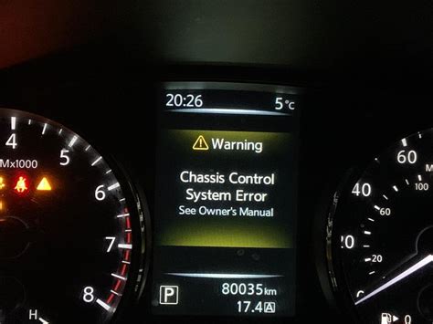 Why Do I Have A Chassis Control System Error
