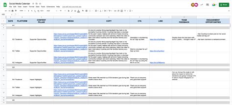 How To Build A Non Profit Social Media Calendar With Content Ideas
