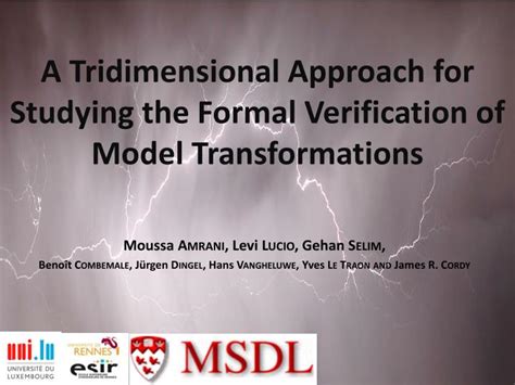 Ppt A Tridimensional Approach For Studying The Formal Verification Of