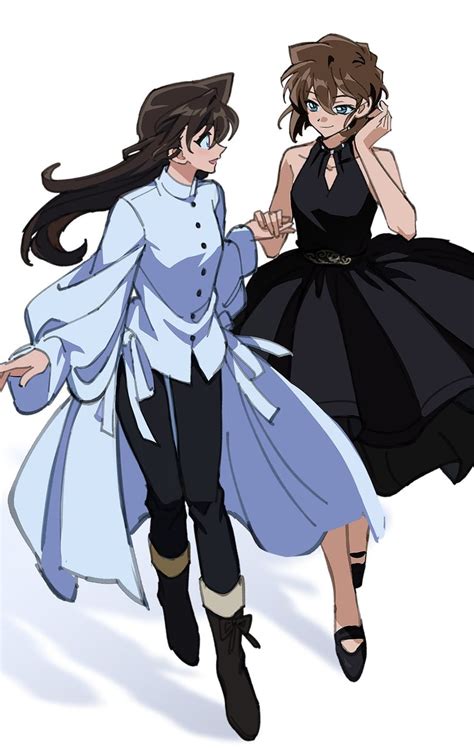 Haibara Ai Mouri Ran And Miyano Shiho Meitantei Conan Drawn By Wuliu Heihuo Danbooru