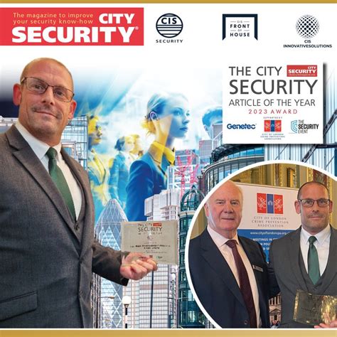 Cis Security Limited On Linkedin Winner Award Articleoftheyear Citysecuritymagazine
