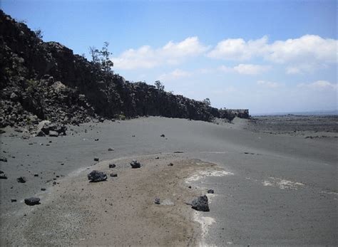 Dark Falling Dune Located Off The Kau Desert Trail At 19°1929n