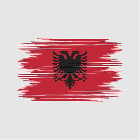 Albania Flag Design Free Vector 11383214 Vector Art At Vecteezy