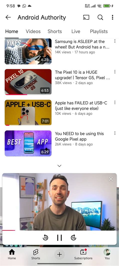 Youtube Isnt Done Tinkering With Its Floating Mini Player On Android